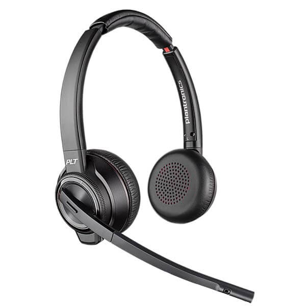 Plantronics Poly Savi 8220 UC Wireless PC Headset | 209214-02 | Headset ...